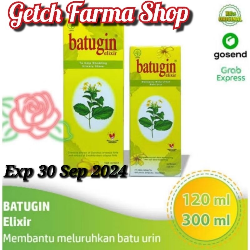 Jual Batugin Elixir 300ml/120ml Peluruh Batu Urin ORIGINAL-BPOM ...