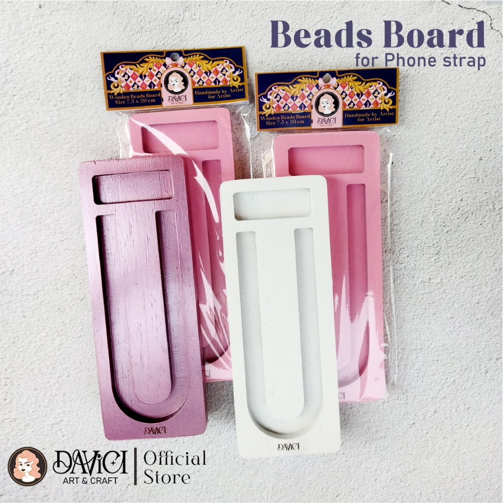 Jual DAVICI ART & CRAFT Wooden Beads Board / Papan Kayu Manik-manik ...