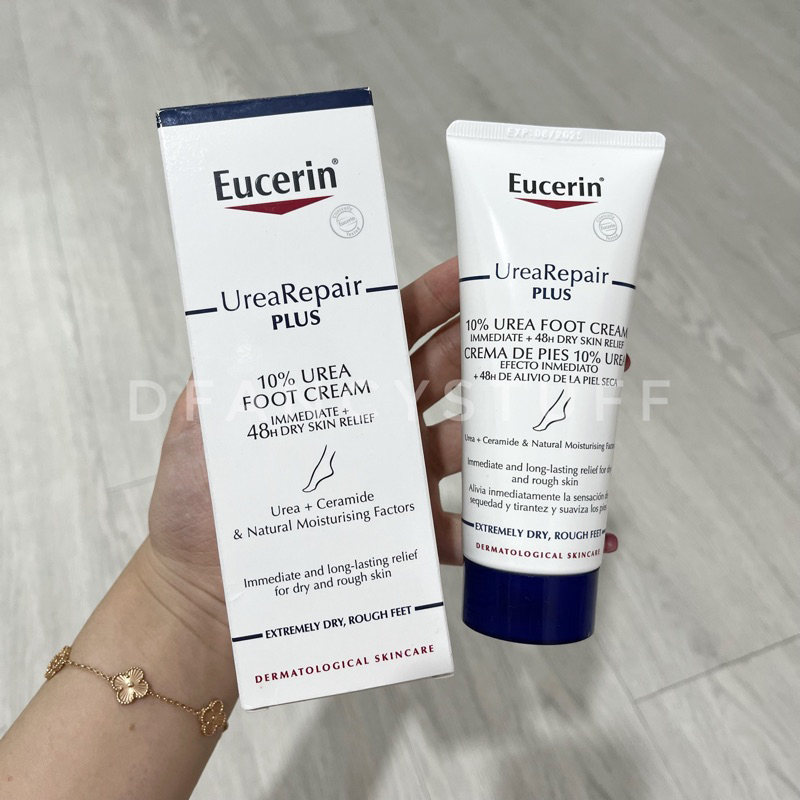 Jual Eucerin Urea Repair Plus 100% Urea Foot Cream 48h Immediate Dry ...