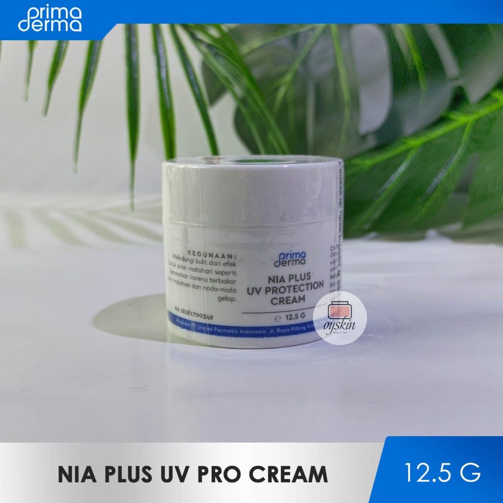 Jual Prima Derma Nia Plus UV Protection Cream 12,5 g (Sunscreen Wajah ...
