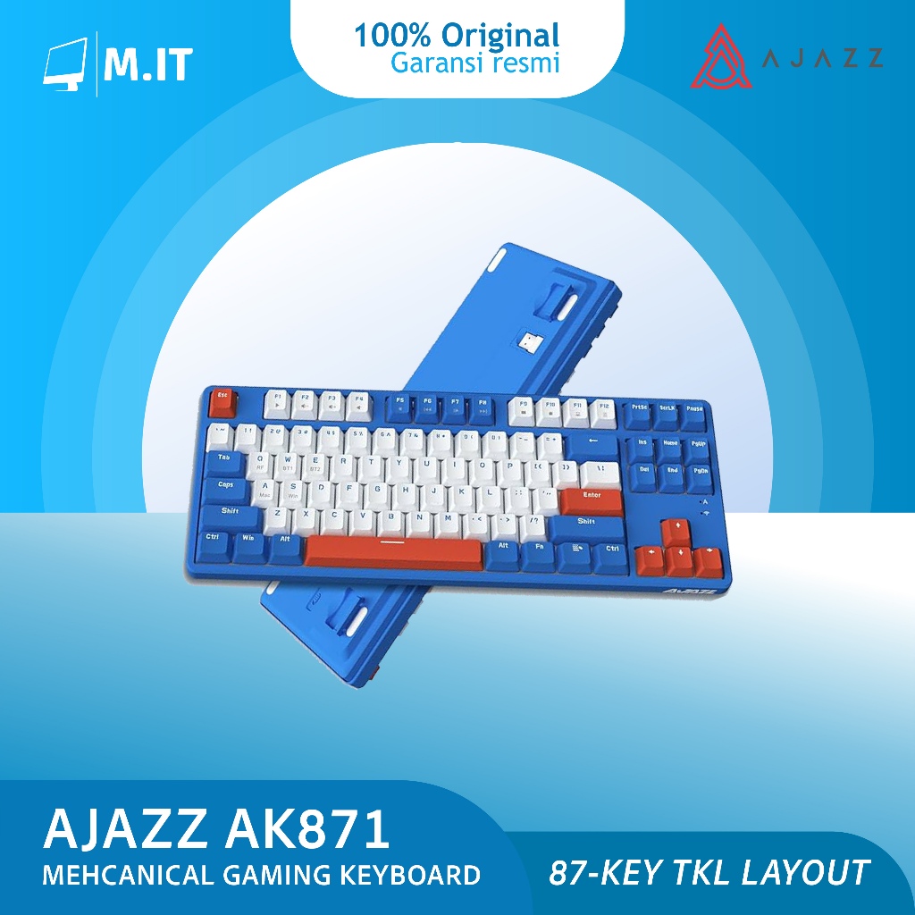 Jual AJAZZ AK871 MEHCANICAL KEYBOARD 2 MODE GAMING KEYBOARD | Shopee ...