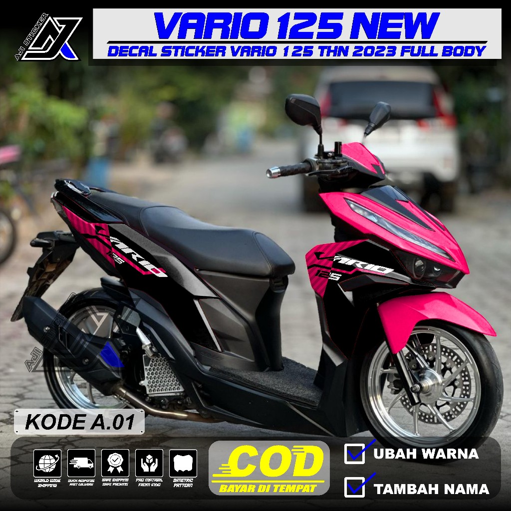 Jual Decal VARIO 125 2023 FULL BODY - decal vario 125 new 2022 2023 fullbody Striping Vario 125 ...