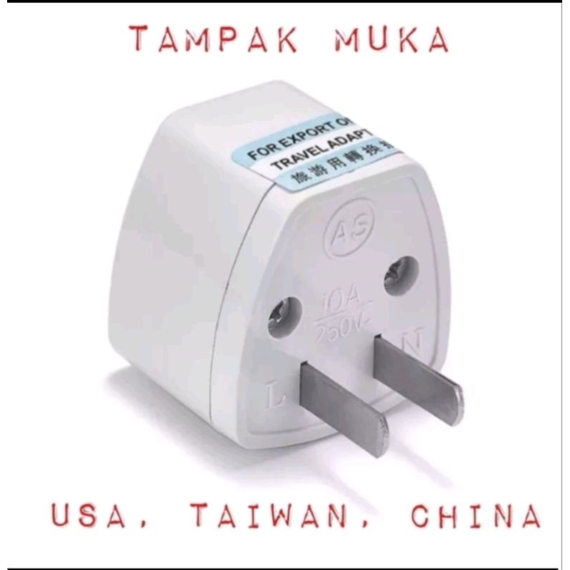 Jual Colokan Listrik over steker JEPANG, TAIWAN dan USA Adapter Plug ...
