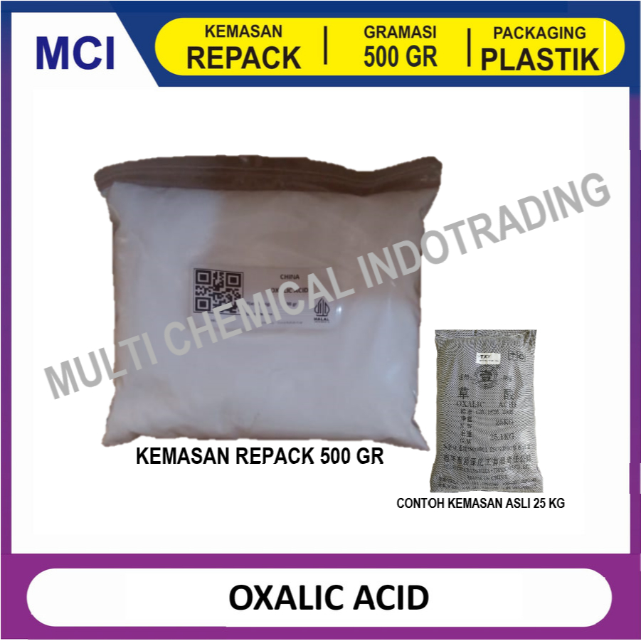 Jual OXALIC ACID / ASAM OKSALAT / OXAL - REPACK 500 GR | Shopee Indonesia