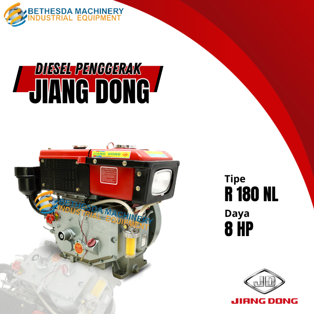 Jual Mesin Diesel Jiangdong 8.5 PK / Diesel Engine Penggerak 8.5 HP R ...