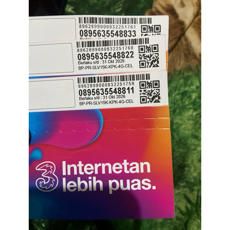 Jual KARTU PERDANA TRI FRESH KOUTA 3GB 5GB 8GB KOUTA NASIONAL BARU | Shopee Indonesia