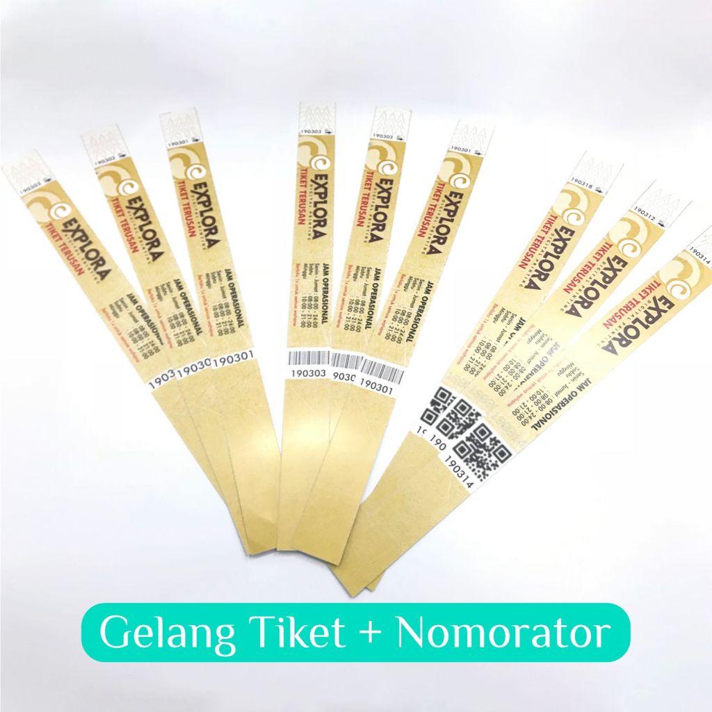 Jual Gelang Tiket Acara / Gelang Event / Gelang Wahana / Gelang Konser ...