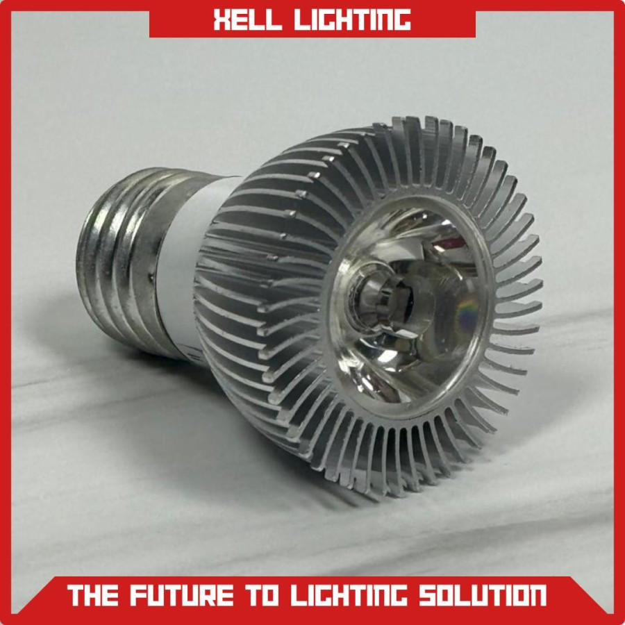 Jual lampu halogen led sorot spot 1w 1 watt spotlight e27 kuning murah ...