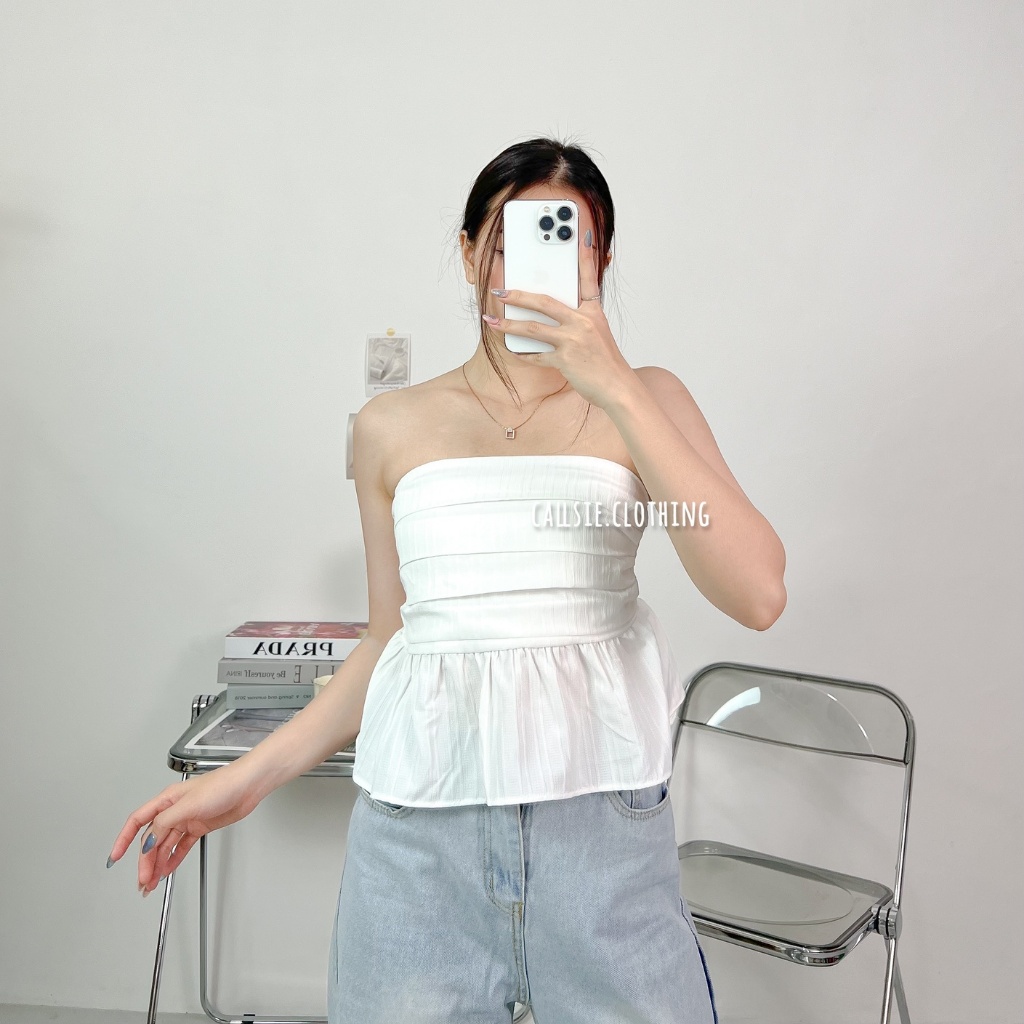 Jual [ callsie ] - JESSIE TOP ( import / atasan wanita / crop top ...