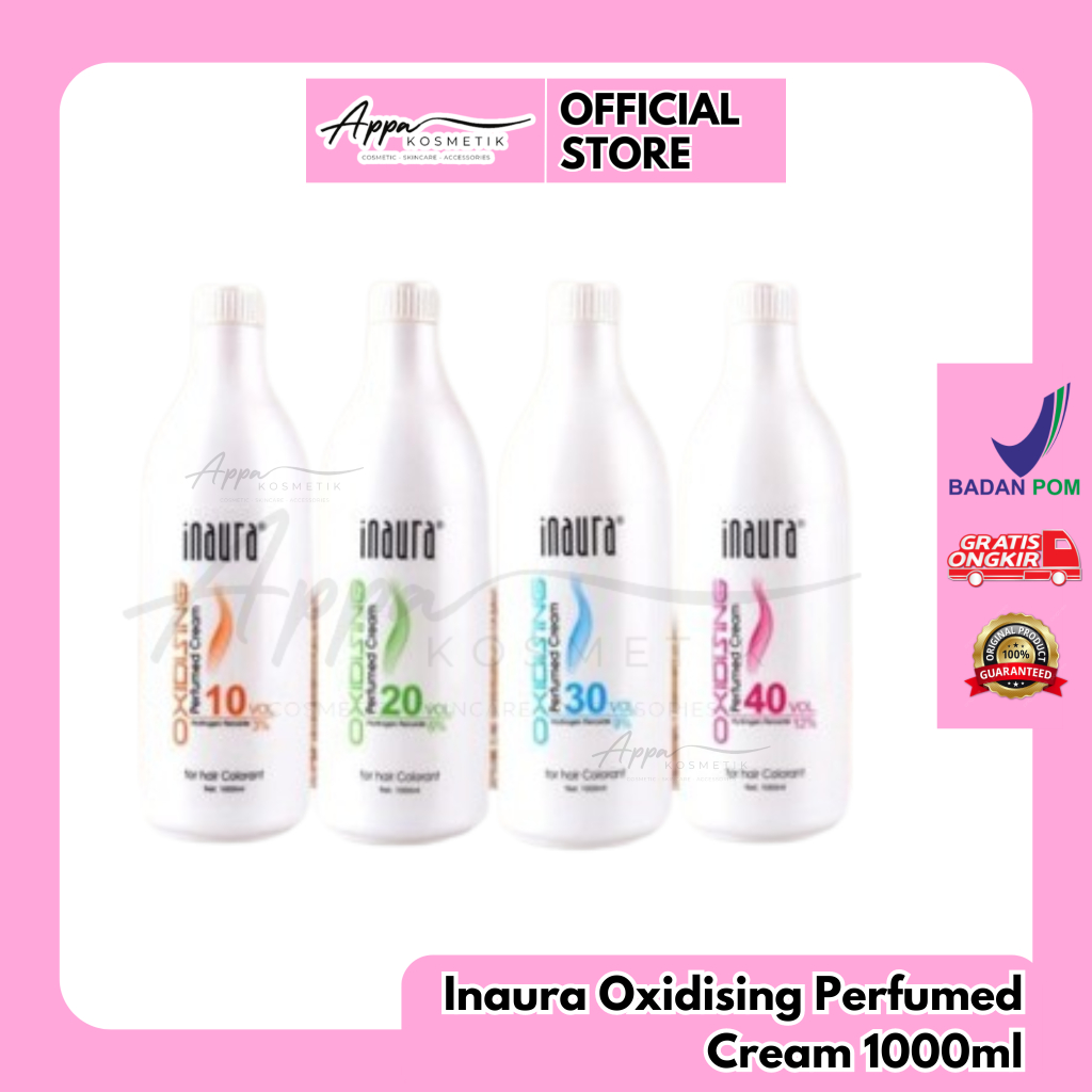 Jual Inaura Oxidising Perfumed Cream 1000 ml - Cream Developer Inaura ...