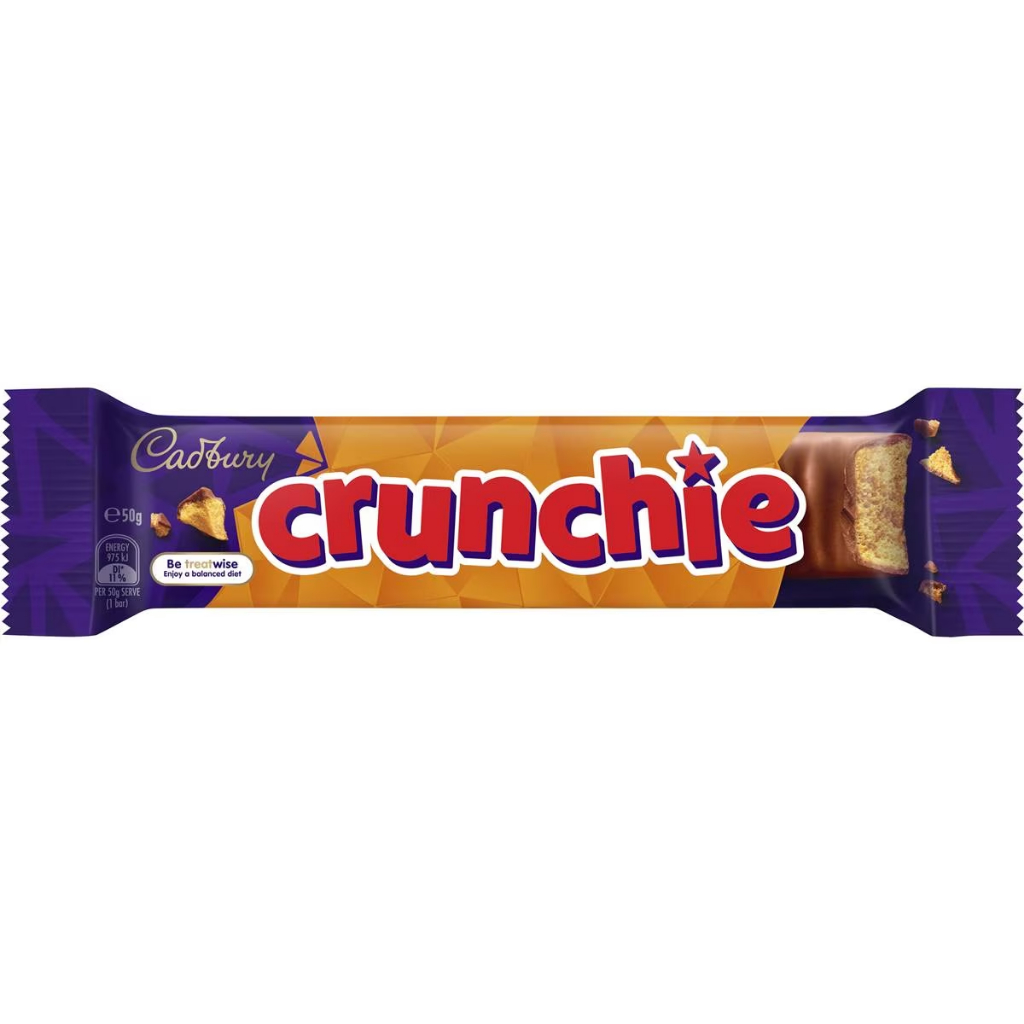 Jual Cadbury Crunchie Chocolate Bar 50g | Shopee Indonesia