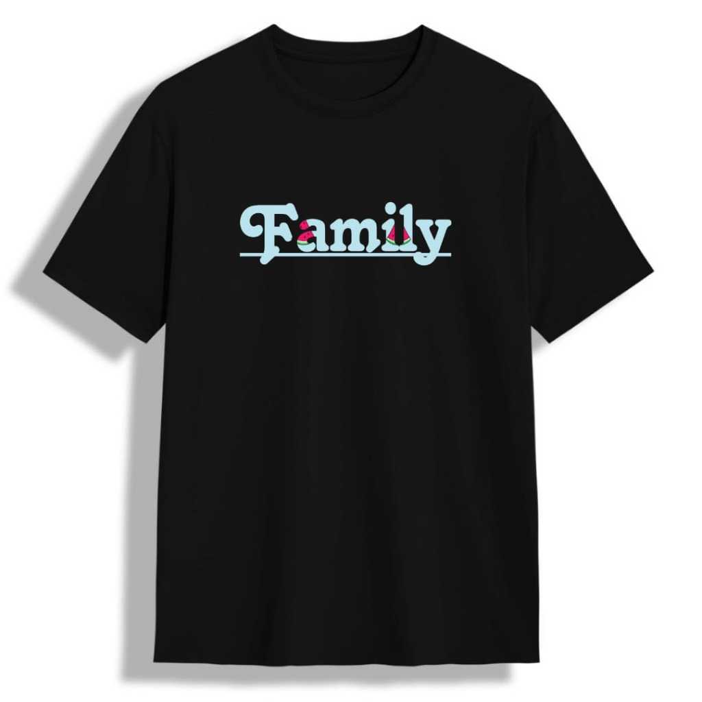 Jual Kaos Oblong FAMILY Unisek Baju Motif Family M L XL XXL | Shopee ...