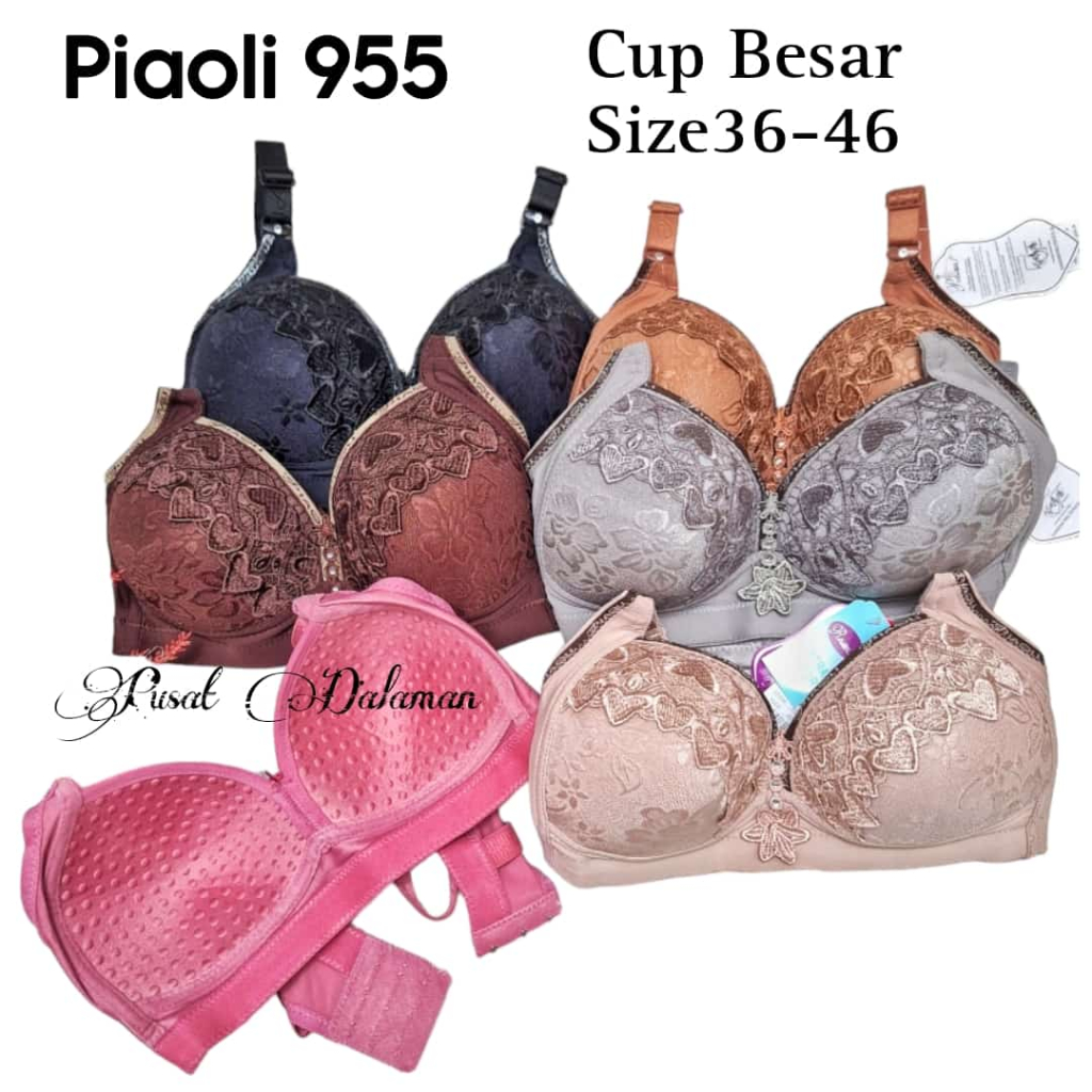 Jual BRA PIAOLI PL955 PL023 PL316 2336 BRA JUMBO BUSA SEDANG CUP BESAR ...