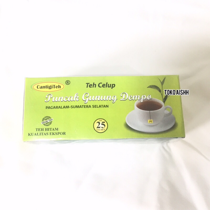 Jual teh celup - teh celup hitam - black tea - teh gunung dempo - teh ...
