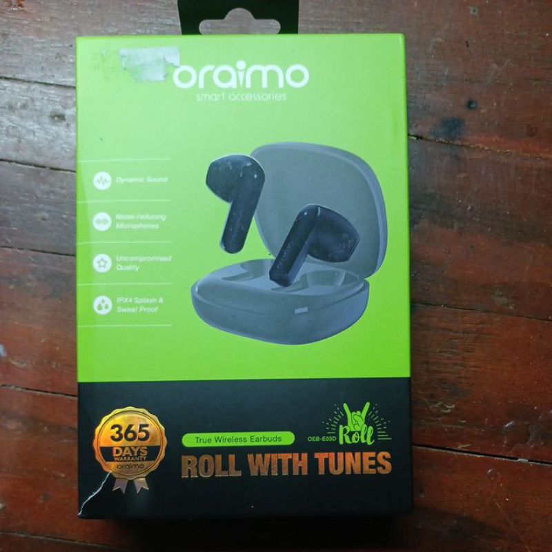 Jual Oraimo Roll Earphon bluethot original | Shopee Indonesia