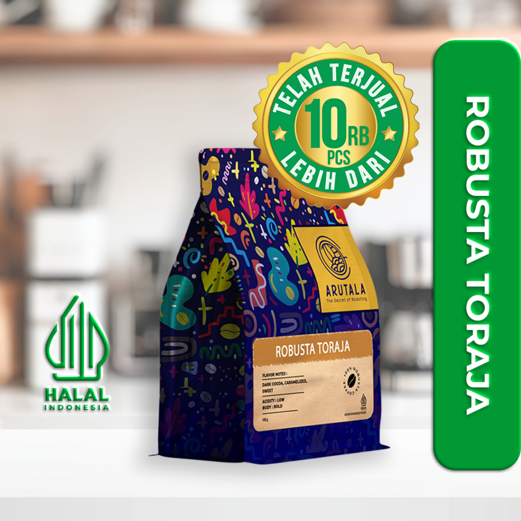 Jual ARUTALA Kopi Toraja Rantebua Robusta Coffee Indonesia 100 gr ...