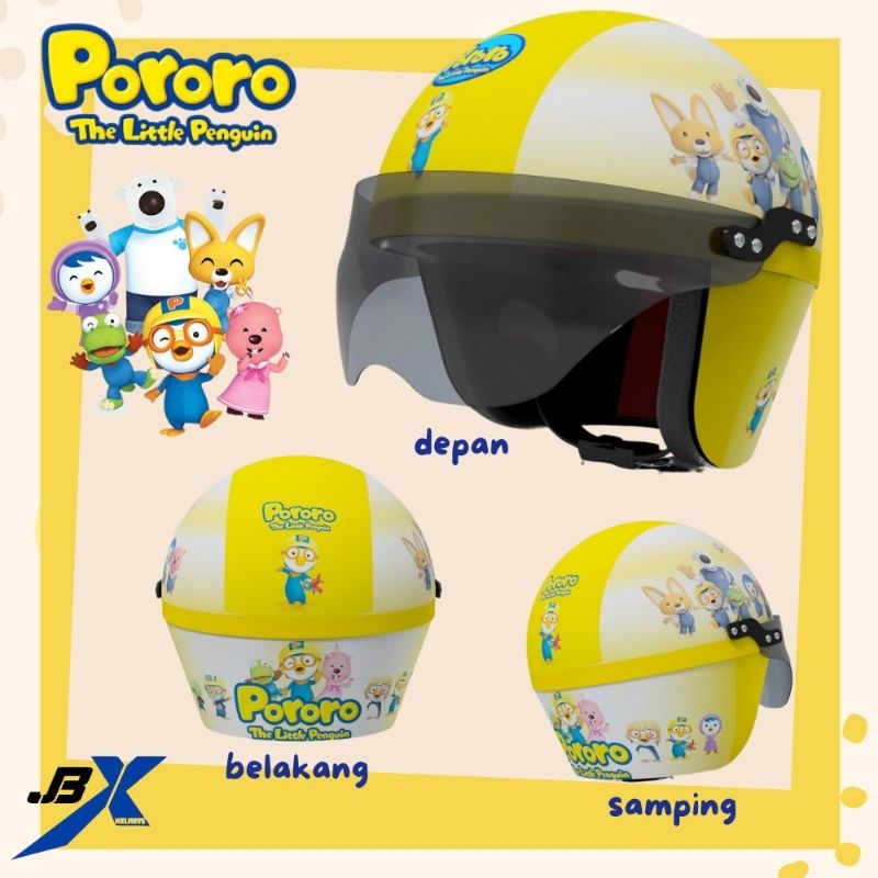 Jual Helm Anak Unyu-unyu Model Retro Karakter Bus [1 - 4 Tahun ...