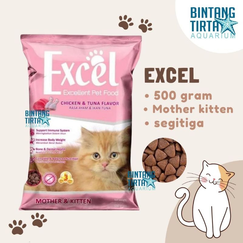Jual excel makanan kucing fresh pack 500g | Shopee Indonesia