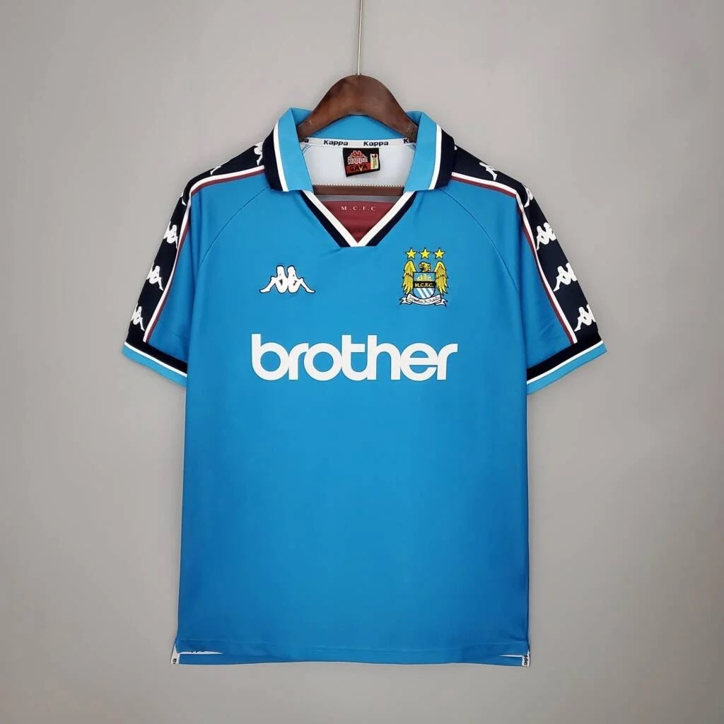 Jual JERSEY RETRO MAN CITY HOME 97 98 MANCHESTER CITY | Shopee Indonesia