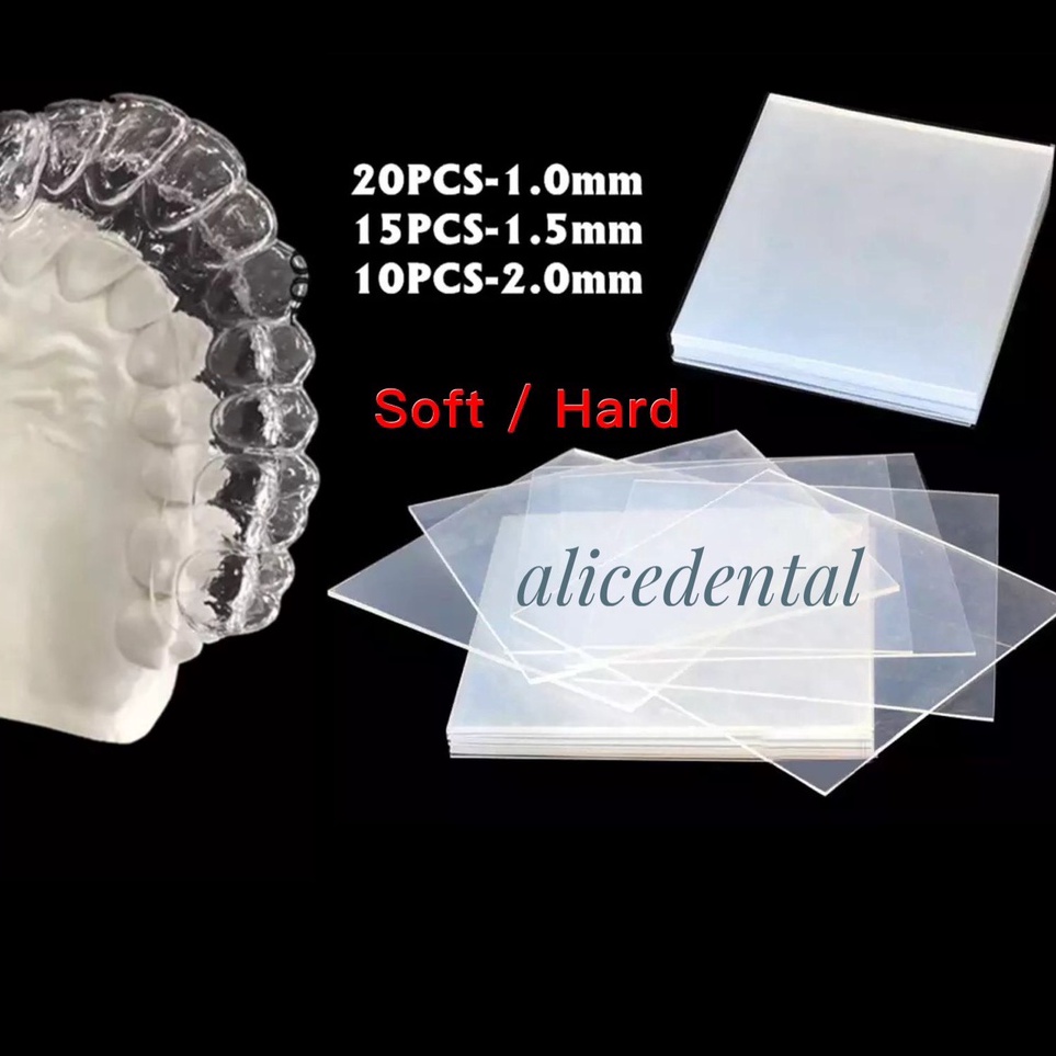 Jual Murah Alice dental plastik retainer ortho hard essix retainer ...