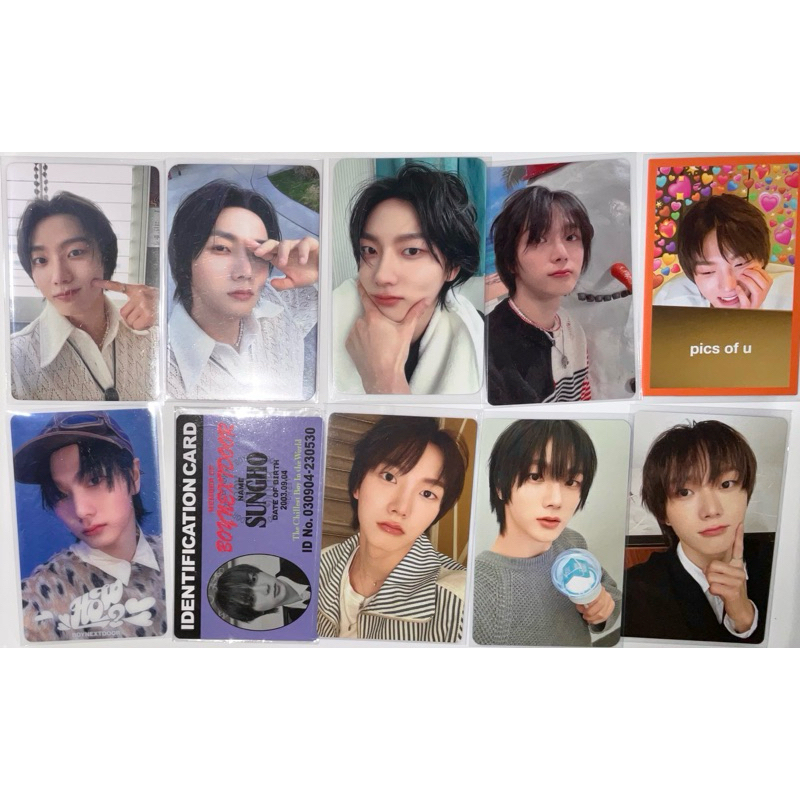 Jual BOYNEXTDOOR Official Photocard | SUNGHO How Era | PC Sungho Riwoo ...