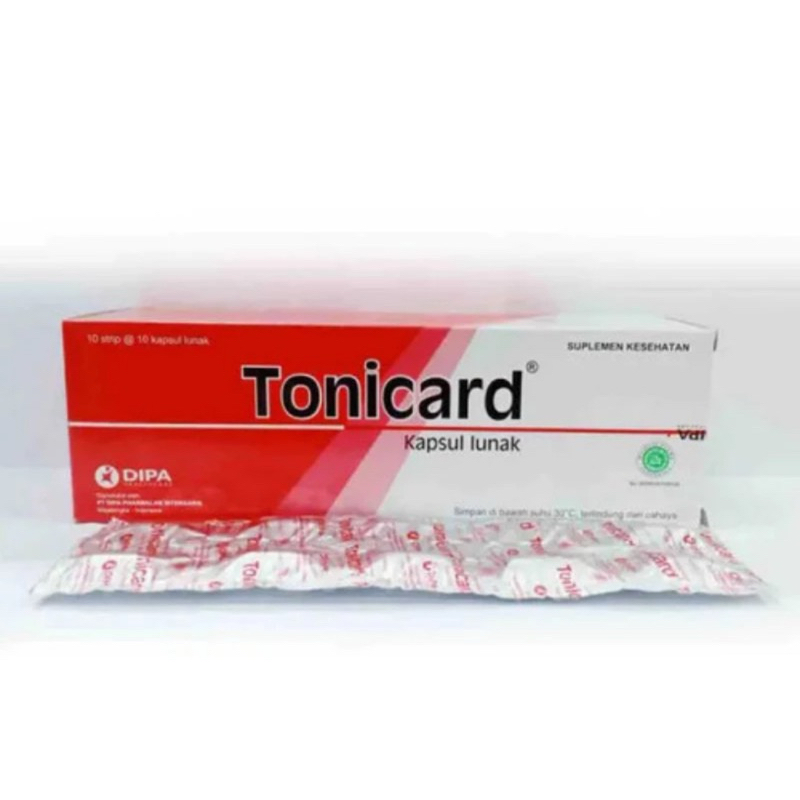 Jual TONICARD Vitamin jantung, Pembakar Lemak, Antioksidan Tinggi ...