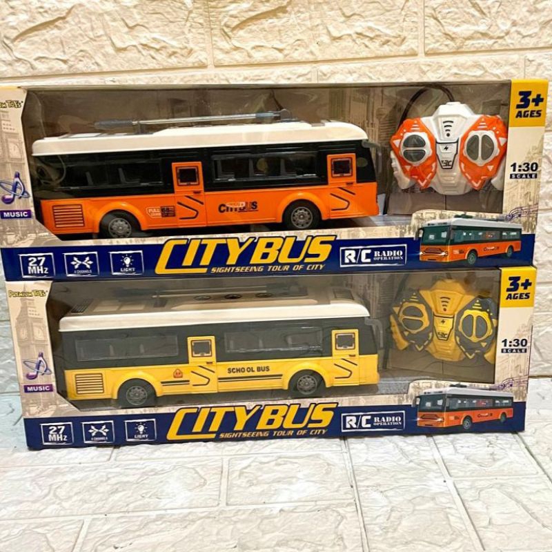 Jual Mainan RC bus / mainam mobil remote control city bus | Shopee ...