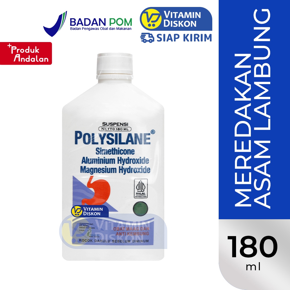 Jual Polysilane Suspensi | Obat Maag Dan Anti Kembung | Shopee Indonesia