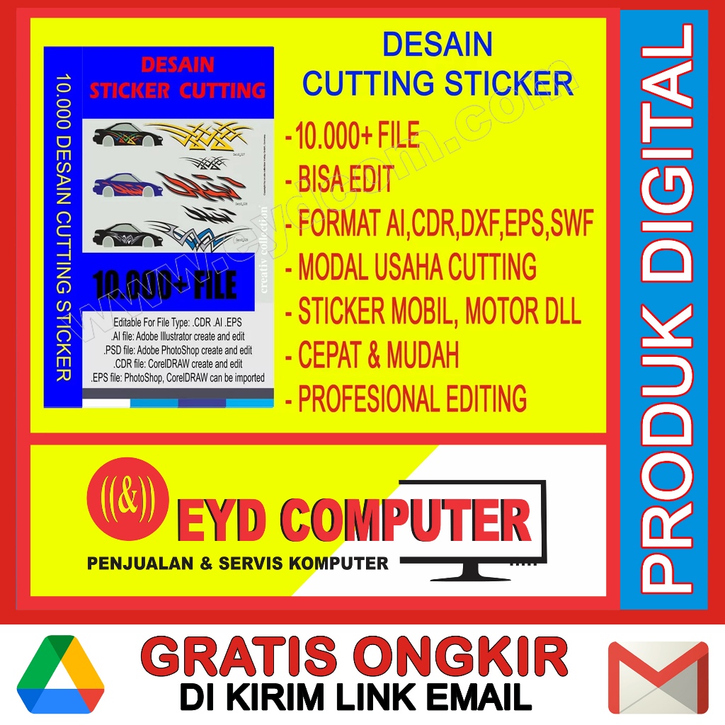 Jual DESAIN CUTTING STICKER TEMPLETE CDR CORELDRAW | Shopee Indonesia