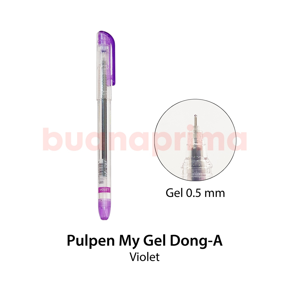 Jual Pulpen My Gel 0.5 mm Dong-A My gel Dong-A Gel Cair Warna-warni ...
