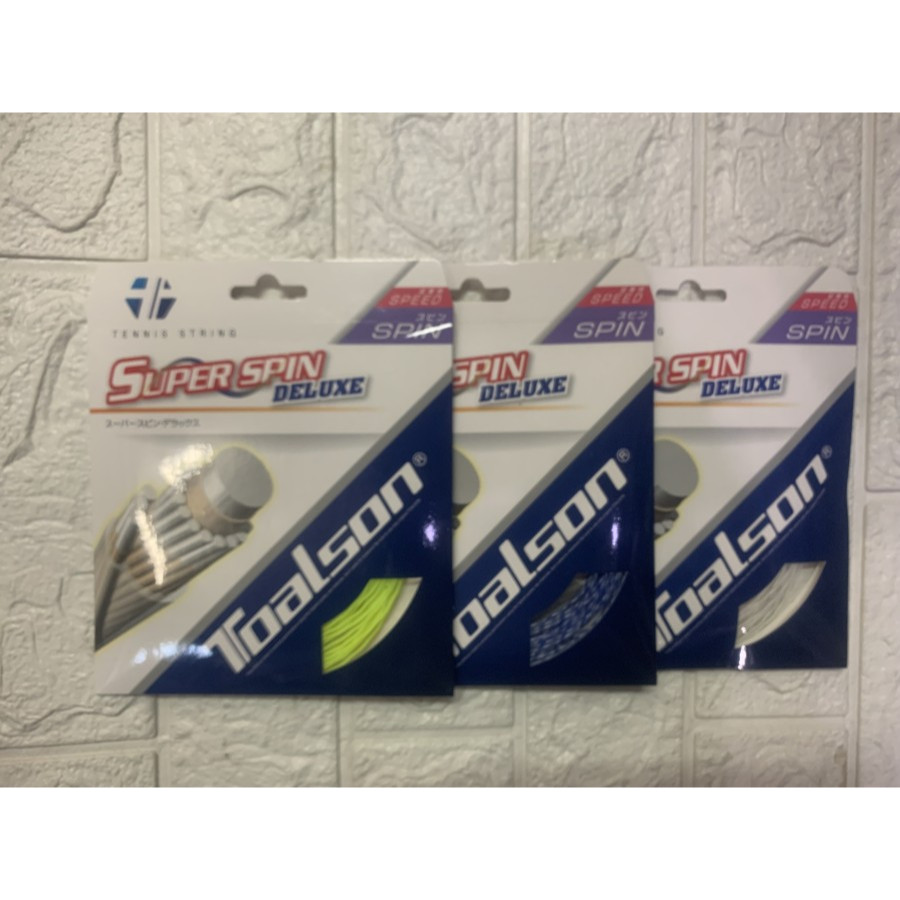 Jual SENAR TENIS TOALSON SUPER SPIN DELUXE / TENIS STRING TOALSON SUPER SPIN DELUXE ORIGINAL ...