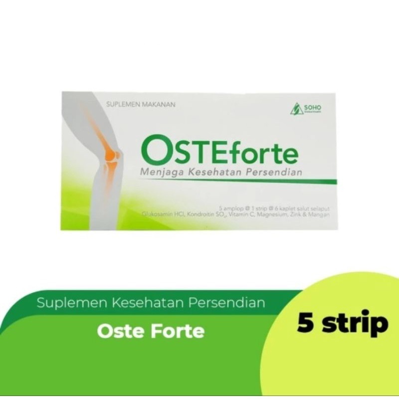 Jual Oste Forte 30 Kapsul - Osteforte Kesehatan Persendi - Vitamin ...