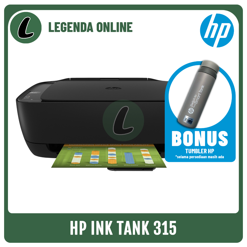 Jual Printer HP Ink Tank 315 All-in-One (Print Scan Copy) | Shopee ...