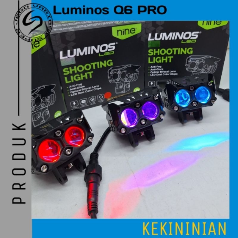 Jual Luminos Q6 | Lampu Tembak Foglamp D2 Laser Luminos Q6 Pro 25 Watt ...