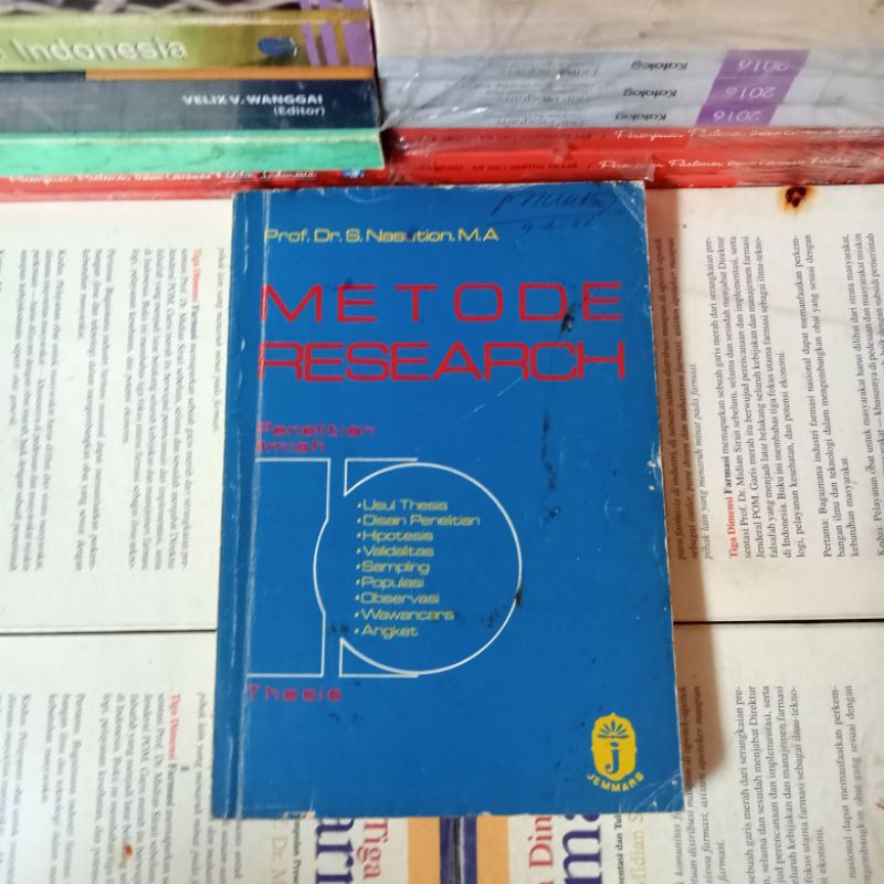 Jual METODE RESEARCH PENELITIAN ILMIAH | Shopee Indonesia