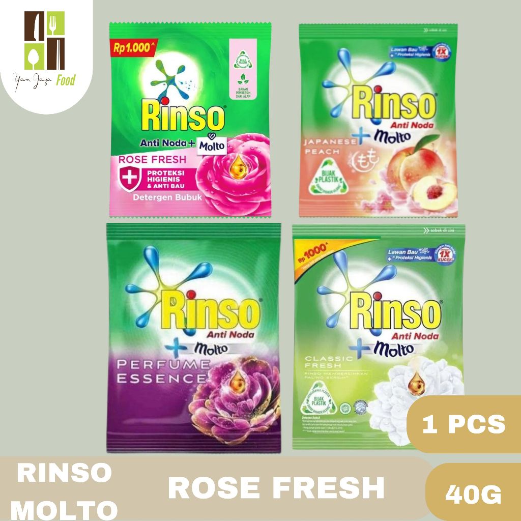 Jual Rinso Molto Anti Noda Detergen Bubuk Japanese Peach / Perfume ...