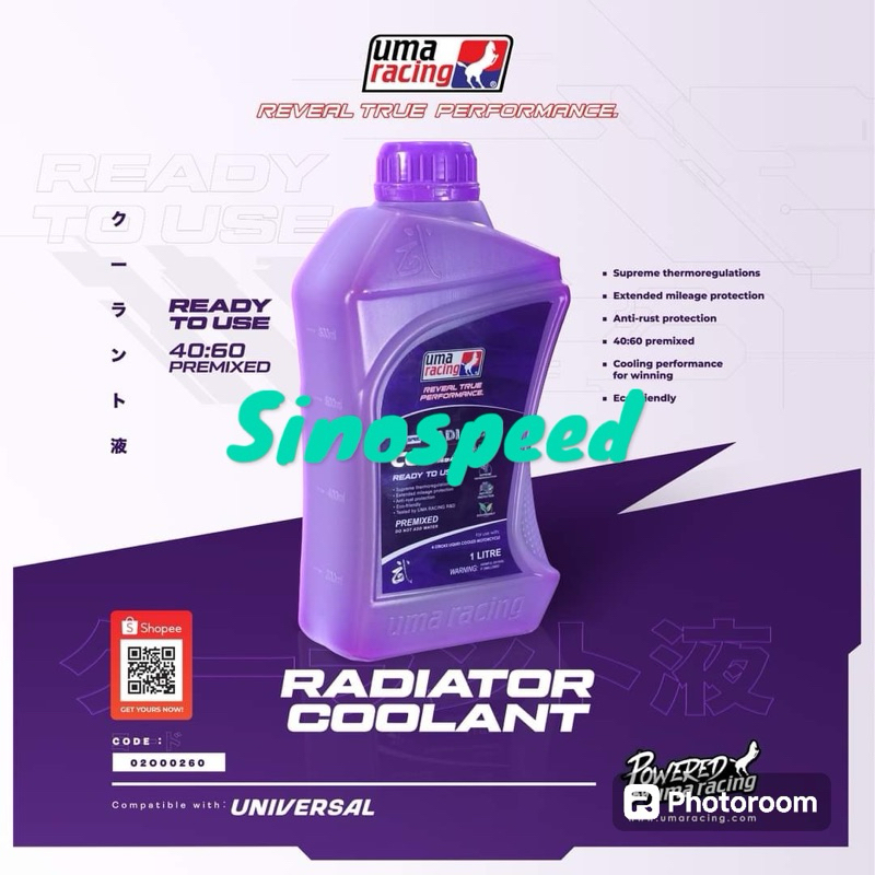 Jual Air radiator coolant liquid UMA Racing 1Liter | Shopee Indonesia