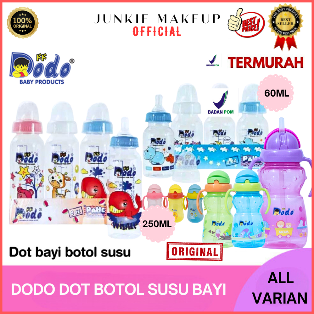 Jual 𝗝𝗨𝗡𝗞𝗜𝗘 𝗠𝗔𝗞𝗘𝗨𝗣 - Botol Dot Bayi | Botol Susu Dodo | Dot Bayi ...