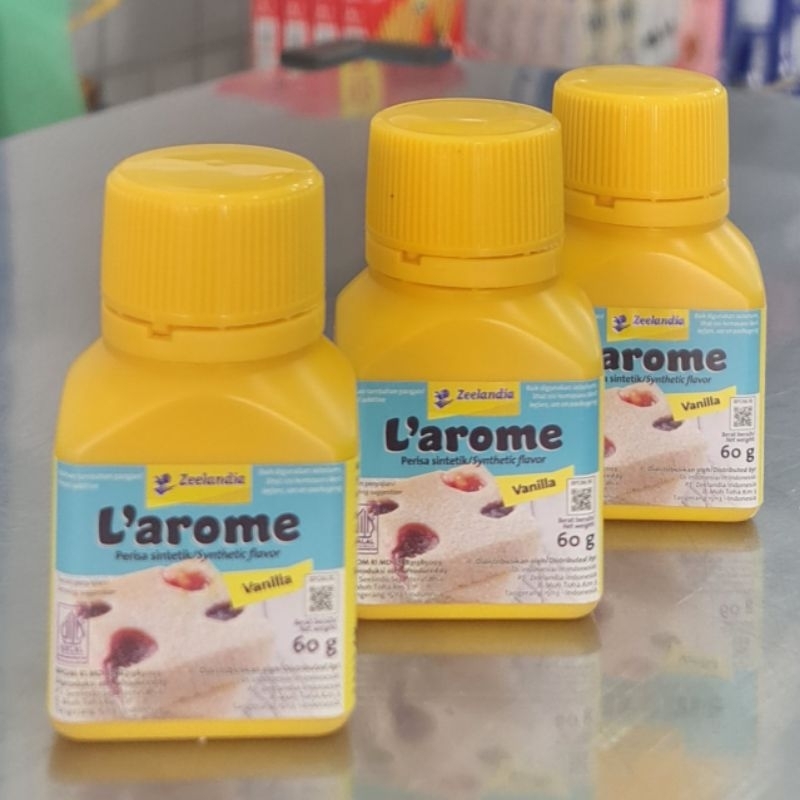 Jual Larome Vanila Essense 60ml cair/Perisa Vanila Alami/Pewangi Kue ...