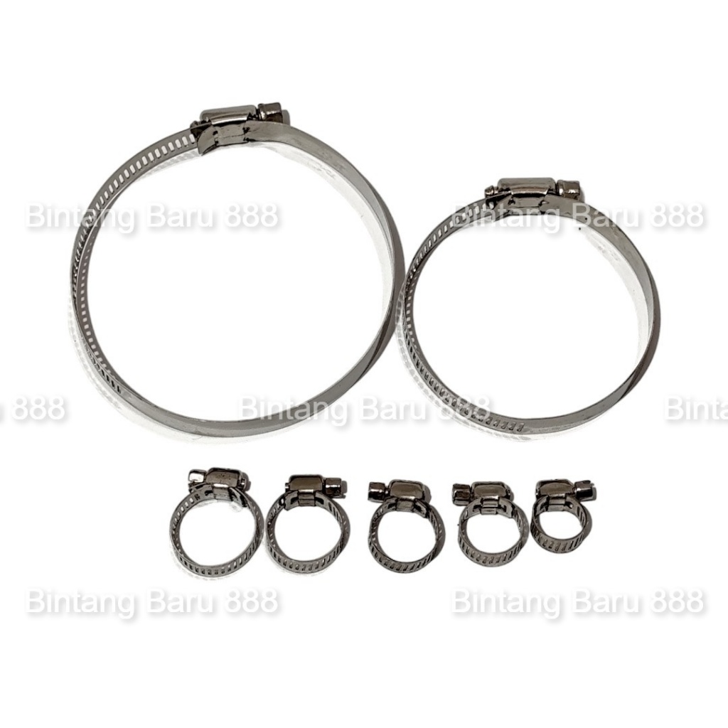 Jual Klem Selang Stainless/ Hose Clamp / Klem Selang Gas, Air , dll ...