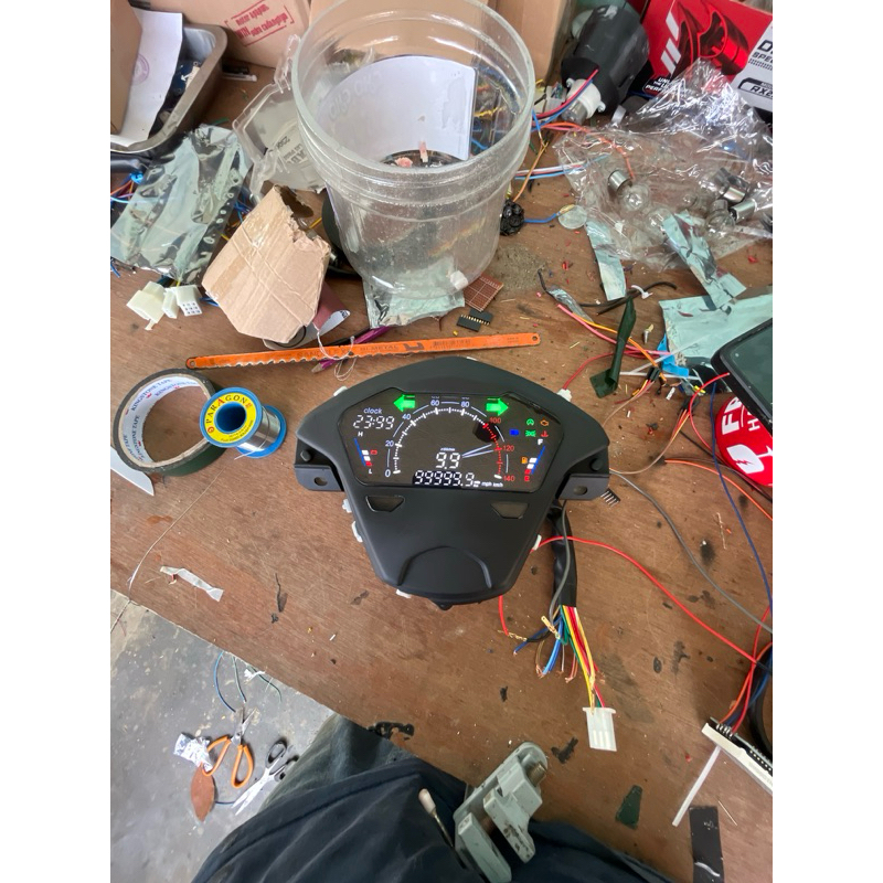 Jual speedometer honda beat fi custom speedometer digital beat fi ...