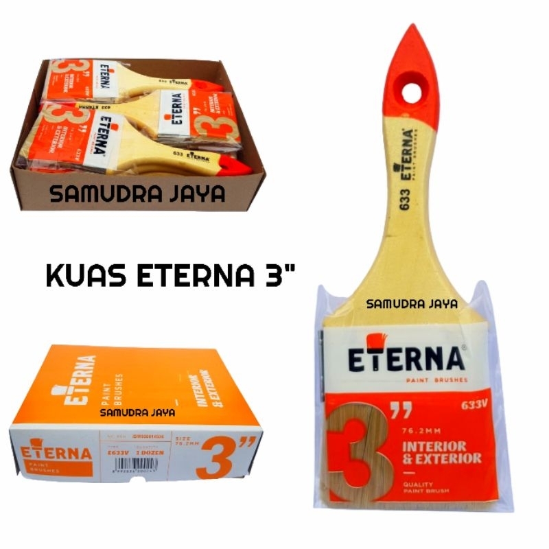 Jual Kuas Cat Eterna 3 Inch | Kuas Eterna | Kuas Cat Tembok HARGA /DZN ...