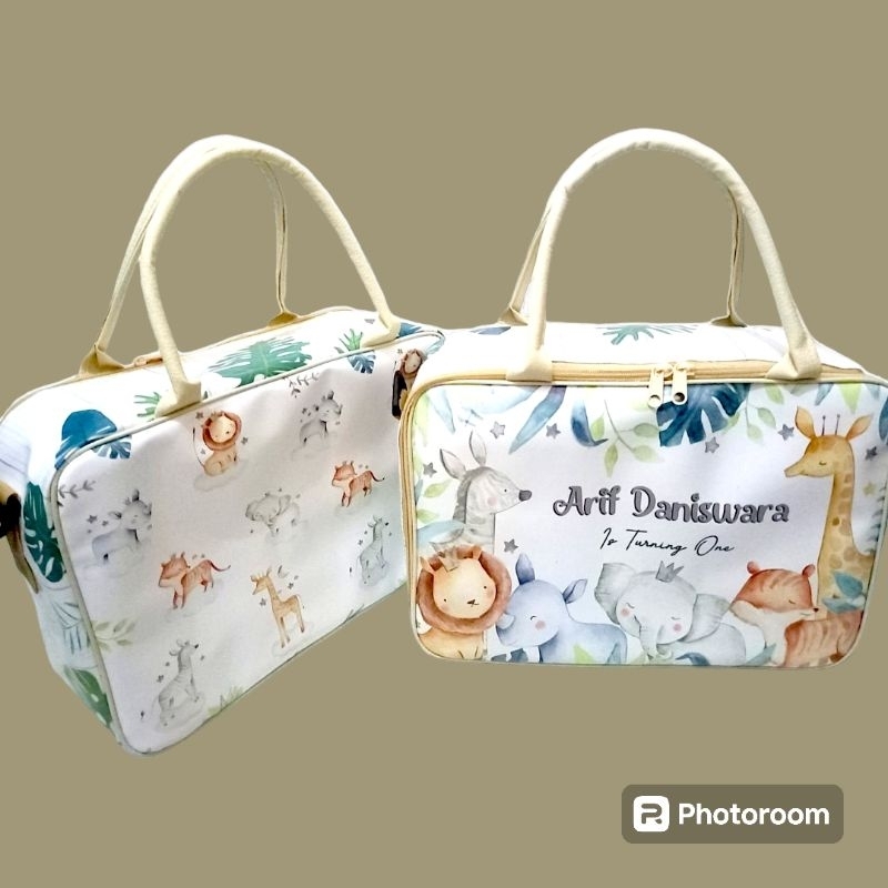 Jual Tas mini koper premium 2 sisi print | free custom desain | print ...