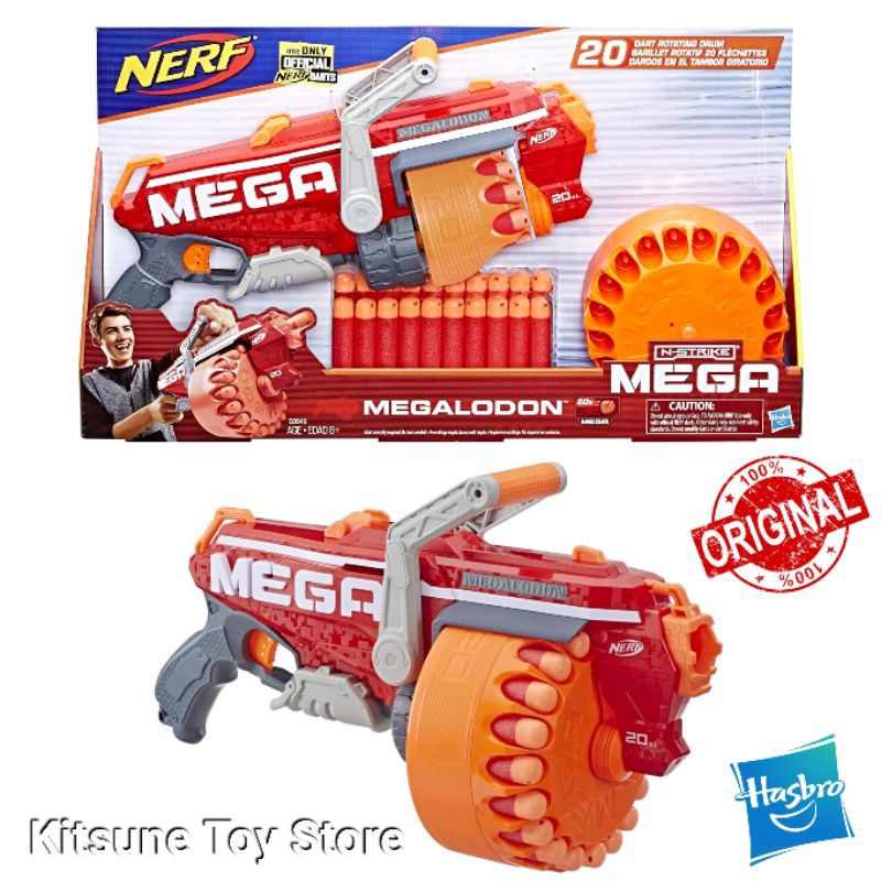 Jual Nerf N Strike Mega Megalodon E4217 Original Hasbro - Mainan Pistol ...