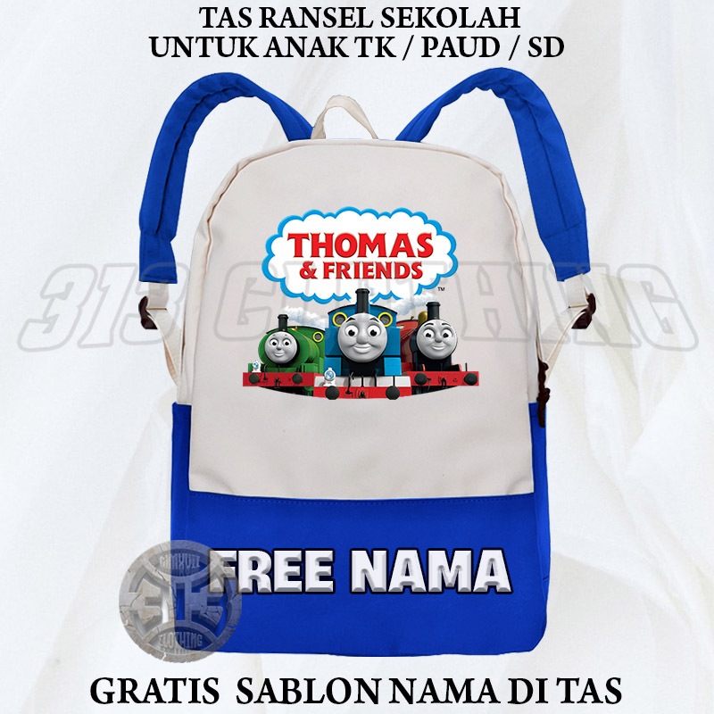 Jual Tas Ransel Anak Thomas And Friends Kereta / Tas Sekolah Anak ...