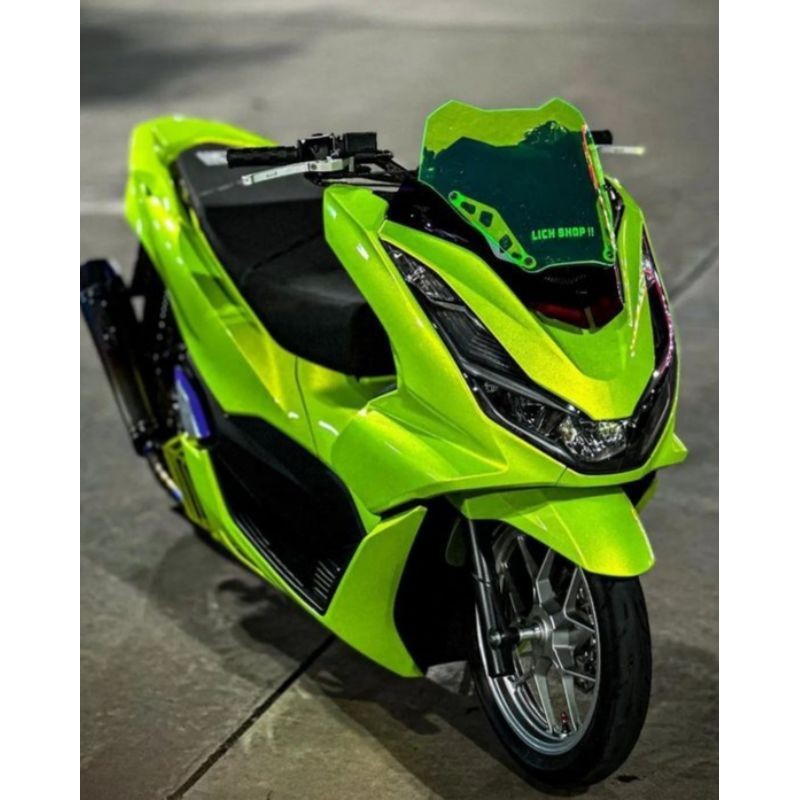 Jual Stiker skotlet hijau muda glossy scotlite motor hijau stabilo ...