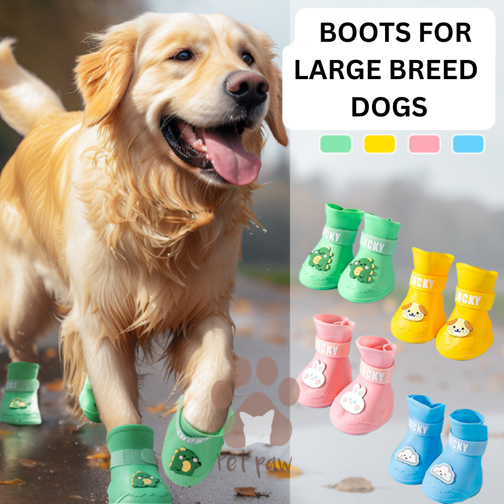 Jual Sepatu Anjing Besar Karet Big Dog Large Breed Boots Anabul Anti ...