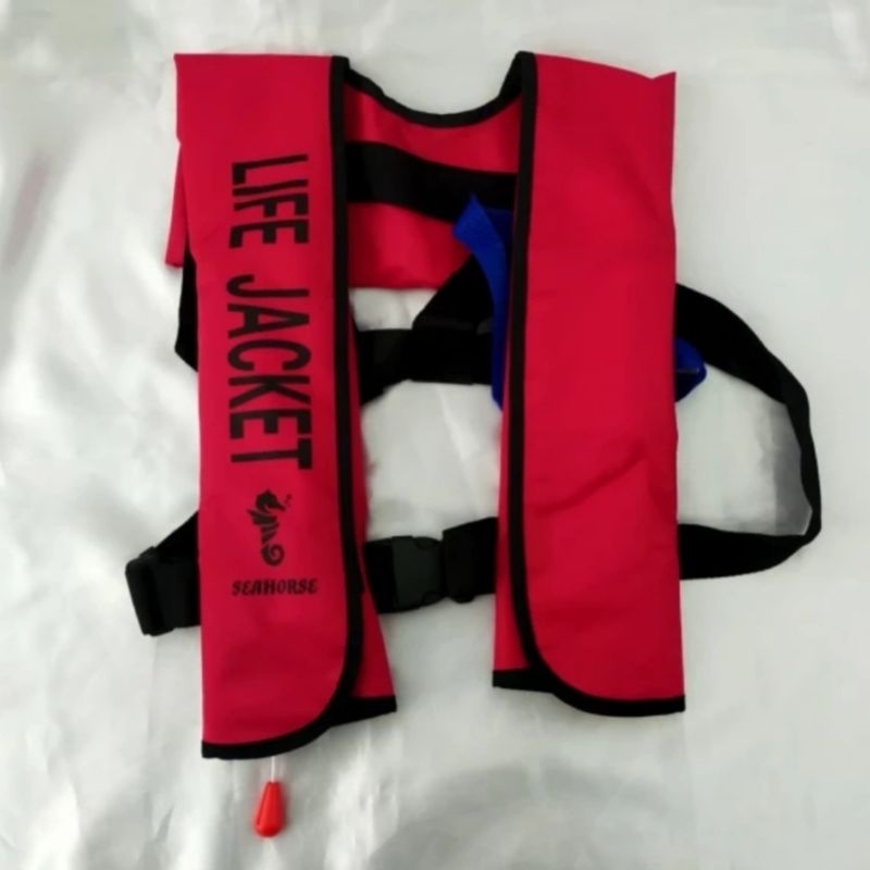 Jual Life Jacket Inflatable Gas Type automatic Sea | Shopee Indonesia