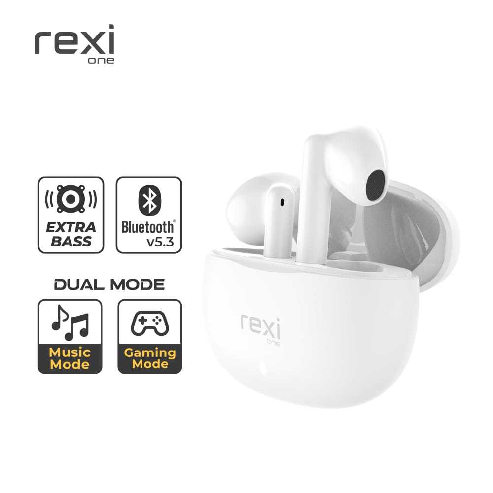 Jual Rexi WA08 Pro NEW!! tws earphone extra bass bluetooth 5.3 | Shopee ...