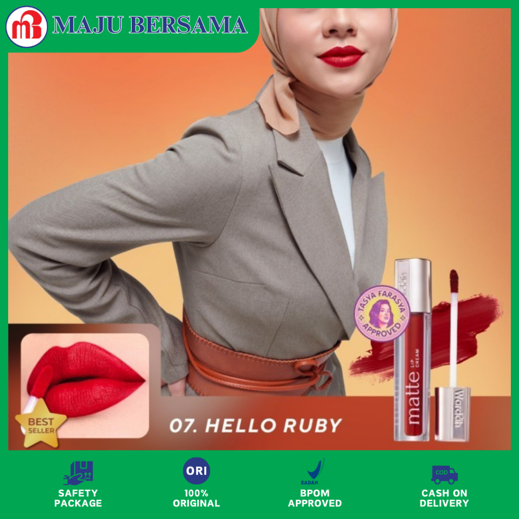 Jual 6155 LIP CREAM WARDAH EXCLUSIVE MATTE (REVAMP) ITEM SHOPEE 4GR 07 HELLO, RUBY | Shopee ...